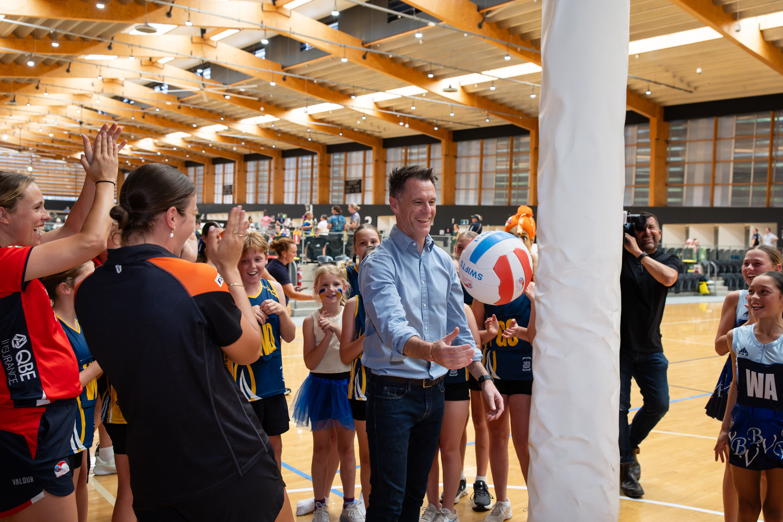 Premier visits Netball Central to take in scope of game’s growth ...